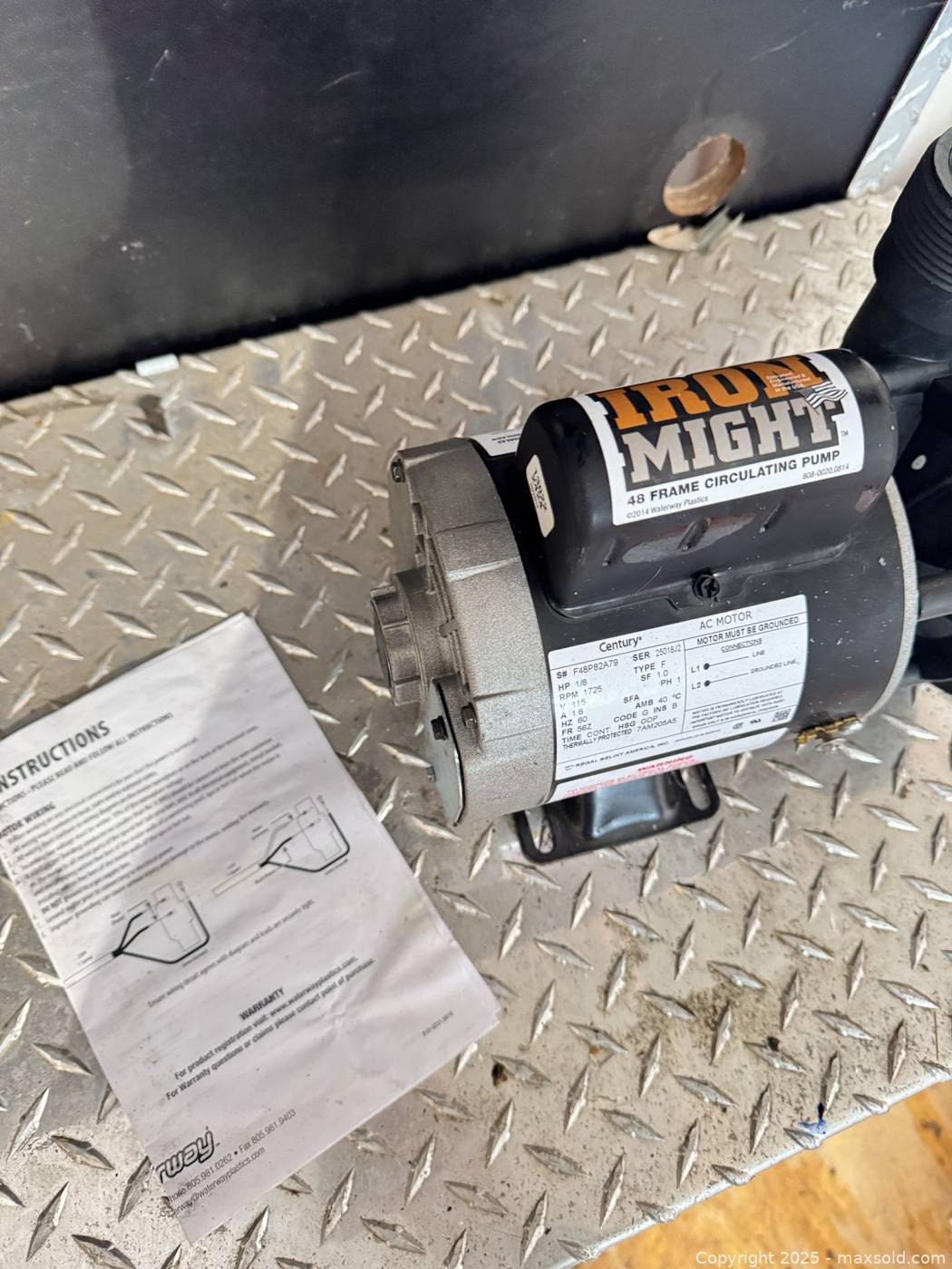 Iron Might 48-frame circulation pump | Maxsold