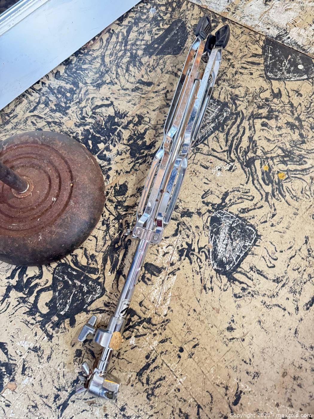 Nady microphone and two stands | Maxsold