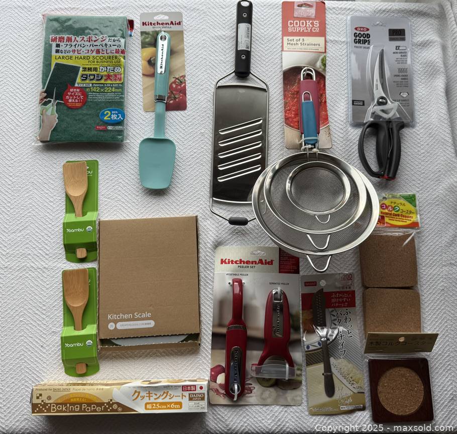 Assorted New Kitchen Utensils & Tools | Maxsold