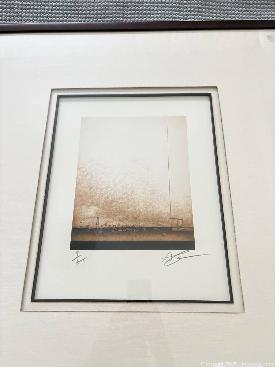 Limited edition print “Encounter IV” by A. Gil 9⁄625 | Maxsold