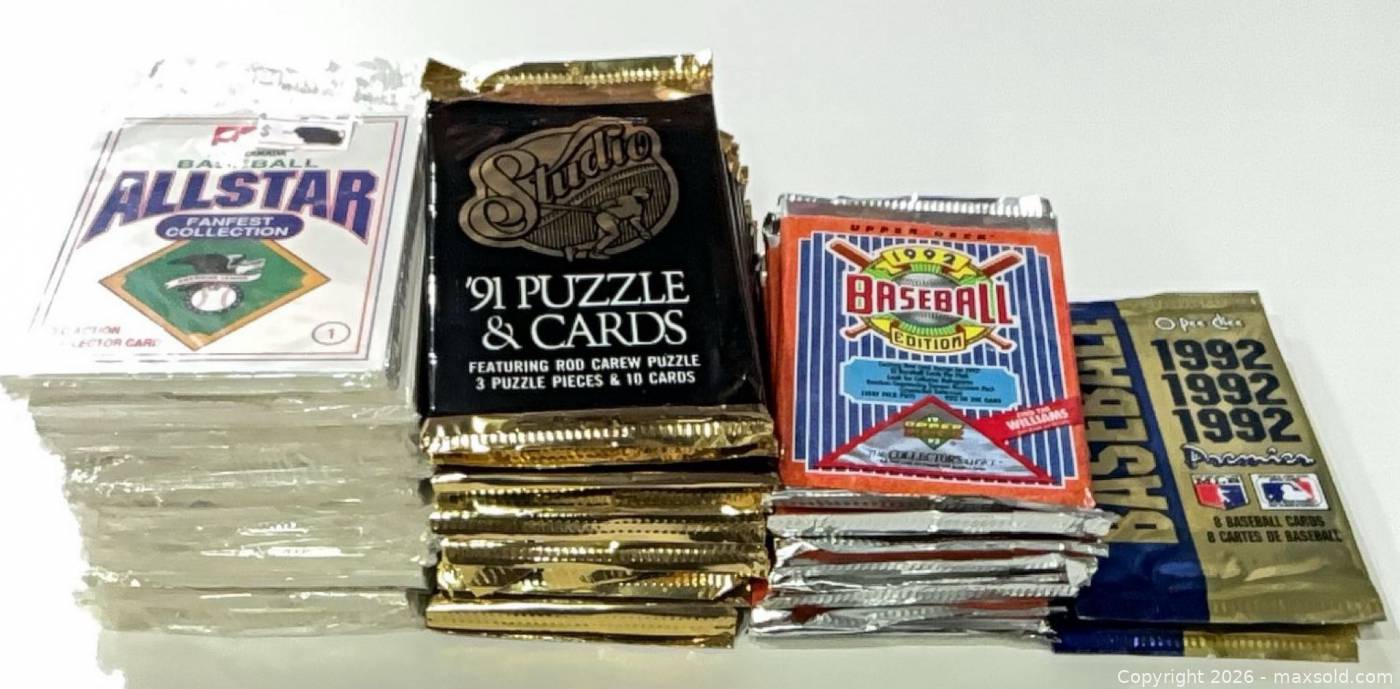 1991–1992 sealed baseball card packs | Maxsold