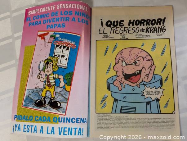 TMNT Tortugas Ninja Año 2 #30 Mexican Comic 1992 | Maxsold