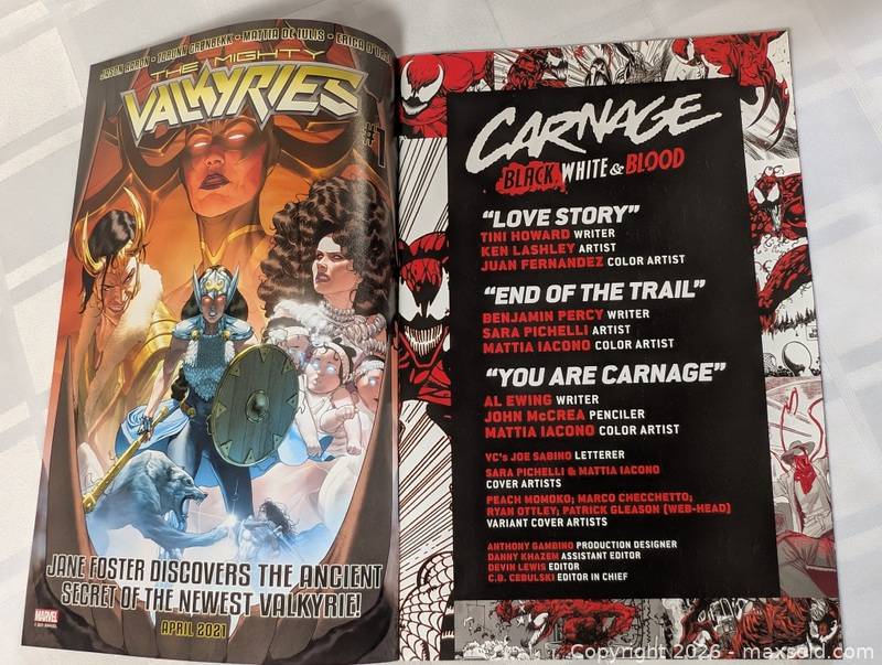 Carnage Black White And Blood #1 InHyuk Lee Variant 2021 | Maxsold