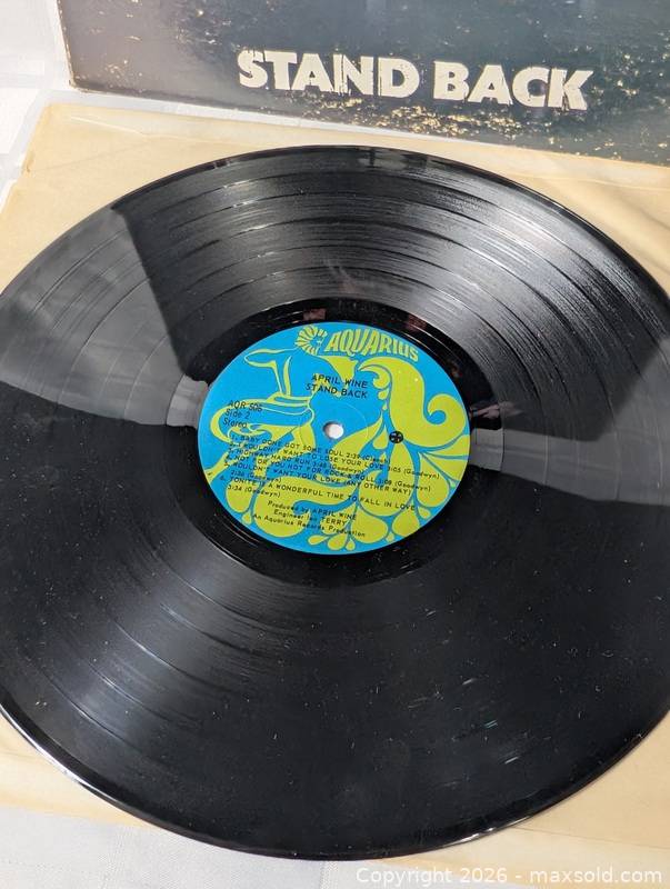 April Wine Stand Back LP vinyl record | Maxsold