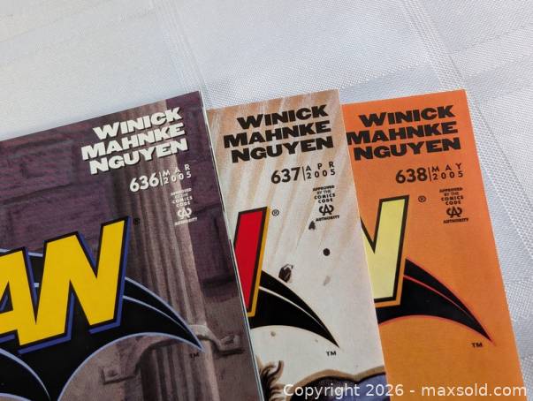 Batman #637, 638, 639 (2005) DC Comics | Maxsold