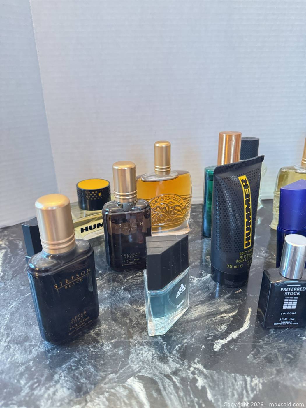 Assorted men’s cologne & body spray bottles | Maxsold