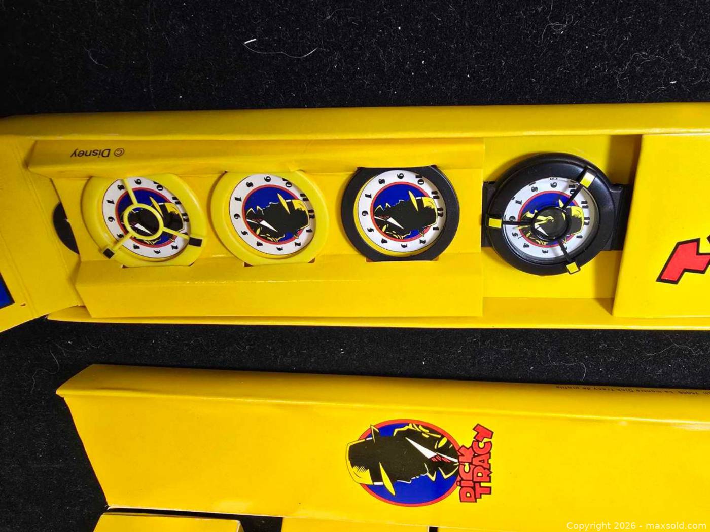 Vintage 1990 Disney Dick Tracy wristwatch with four interchangeable ...