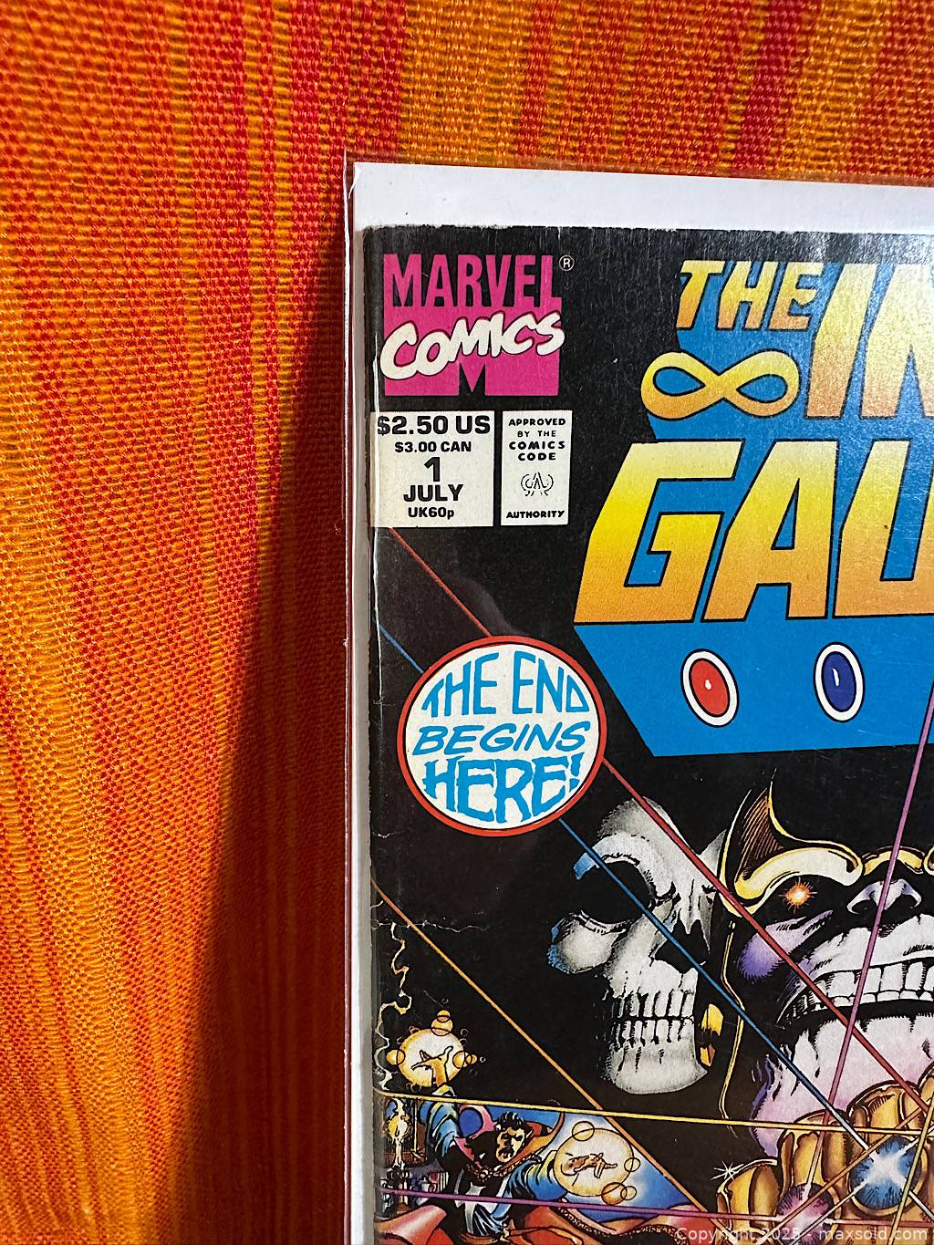 The Infinity Gauntlet #1 Marvel comic | Maxsold