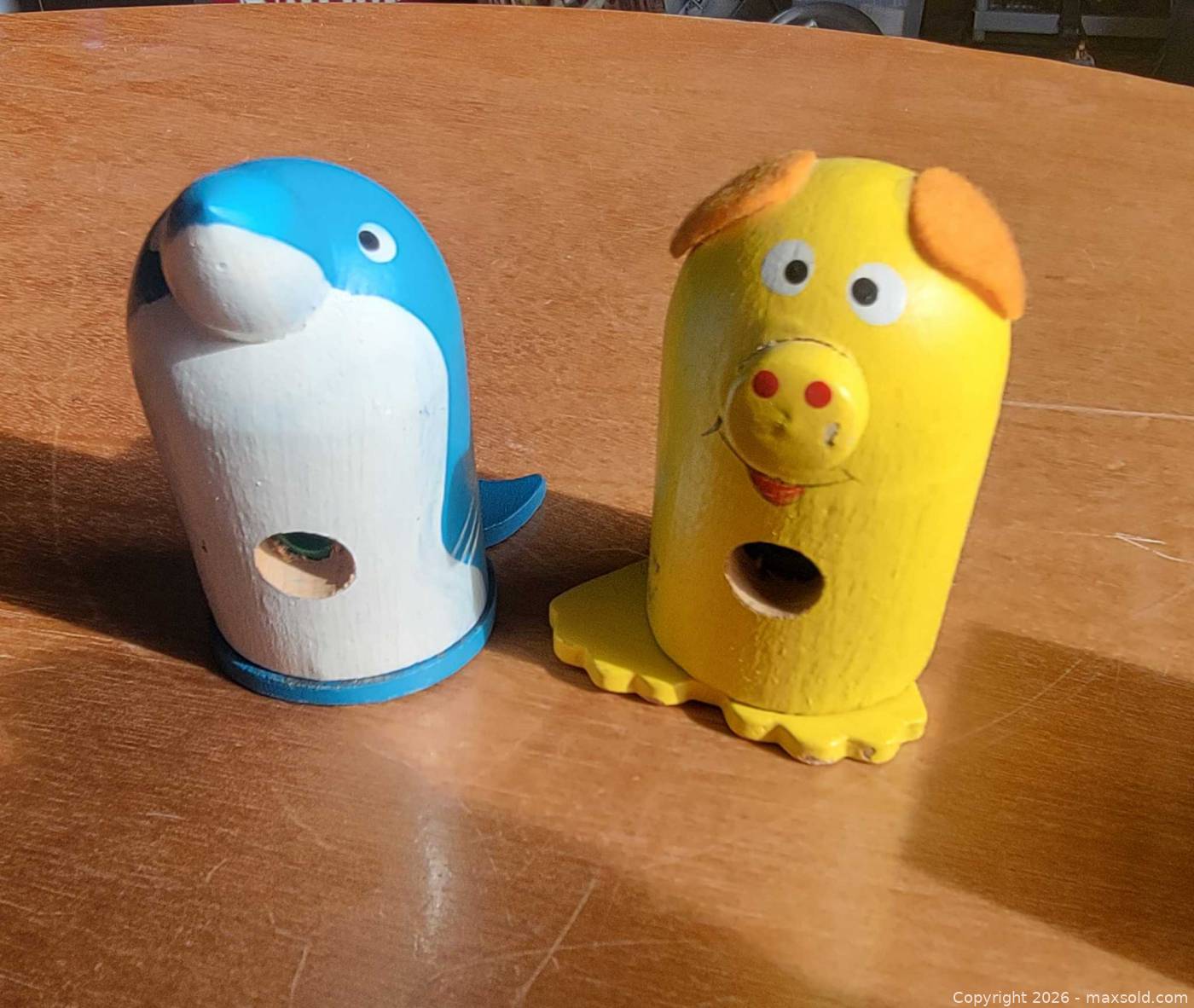 Jonal Silver Kiss salt & pepper shakers with Counterpoint wooden ...