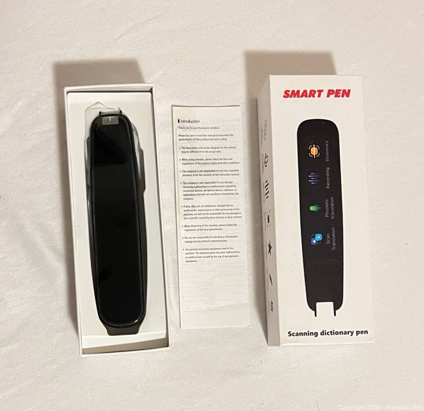 Smart Pen scanning dictionary translator | Maxsold