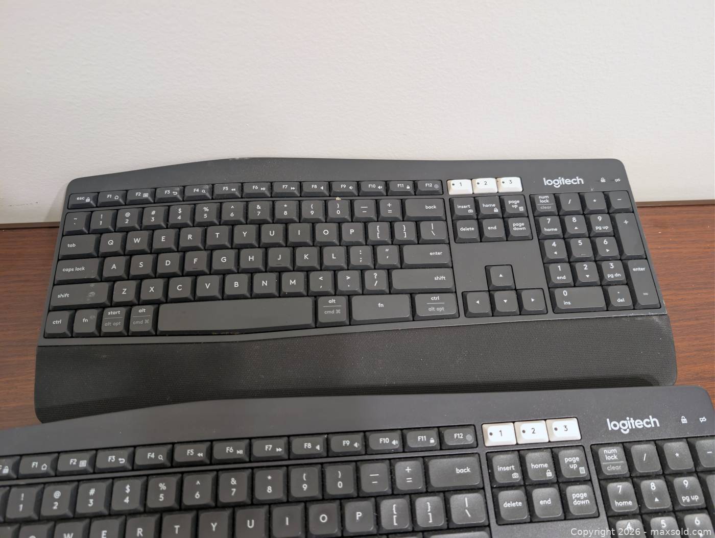 Logitech K850 ergonomic wireless keyboards x2 | Maxsold
