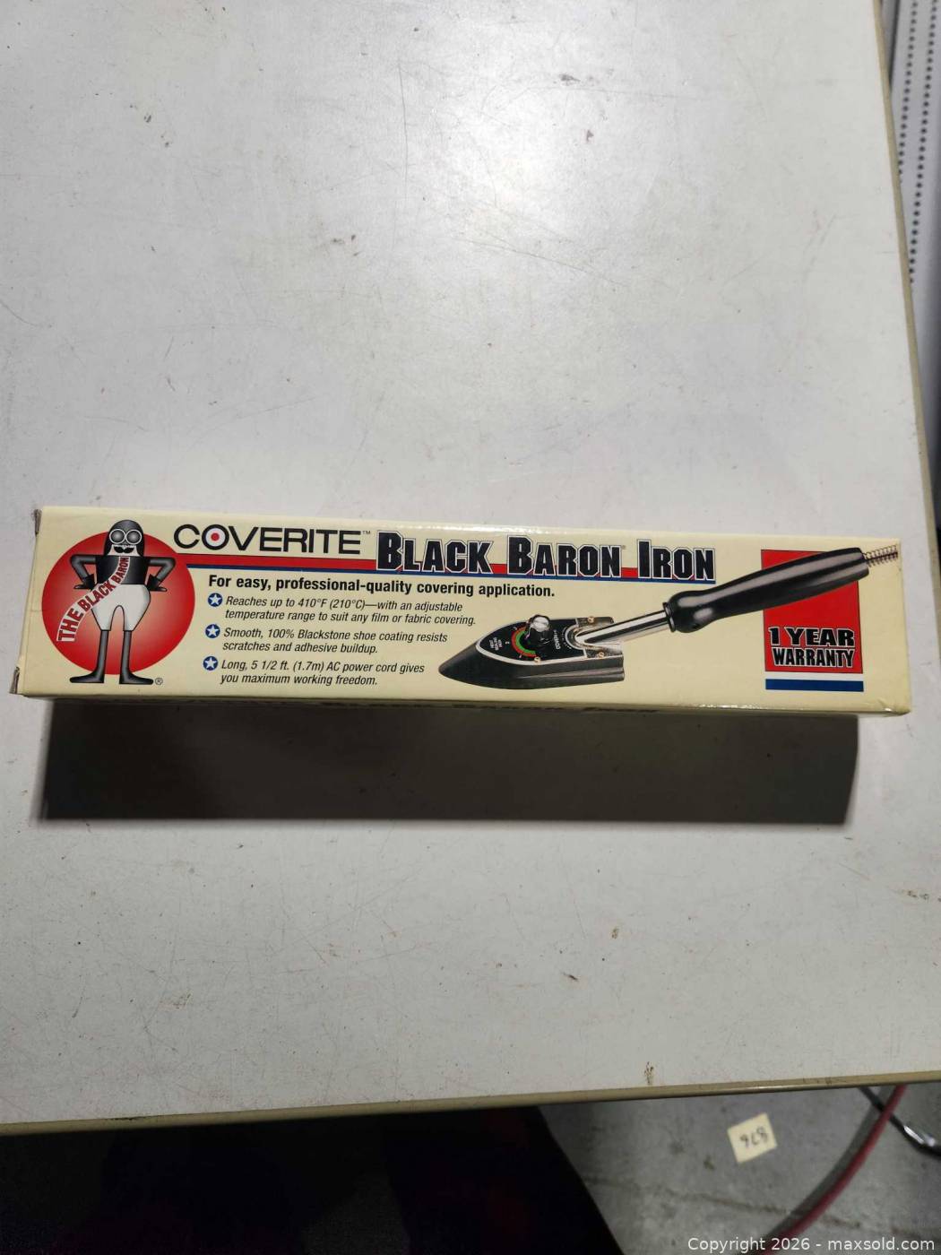 Coverite Black Baron Iron Model COVR2550 | Maxsold