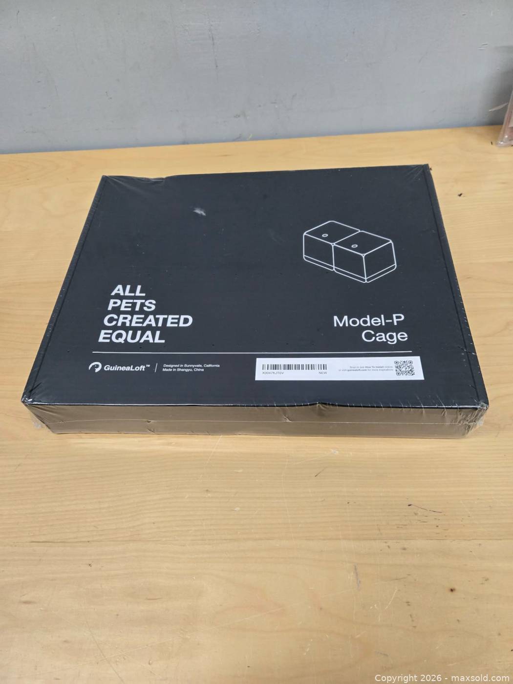 GuineaLoft Model-P Cage, new in box | Maxsold