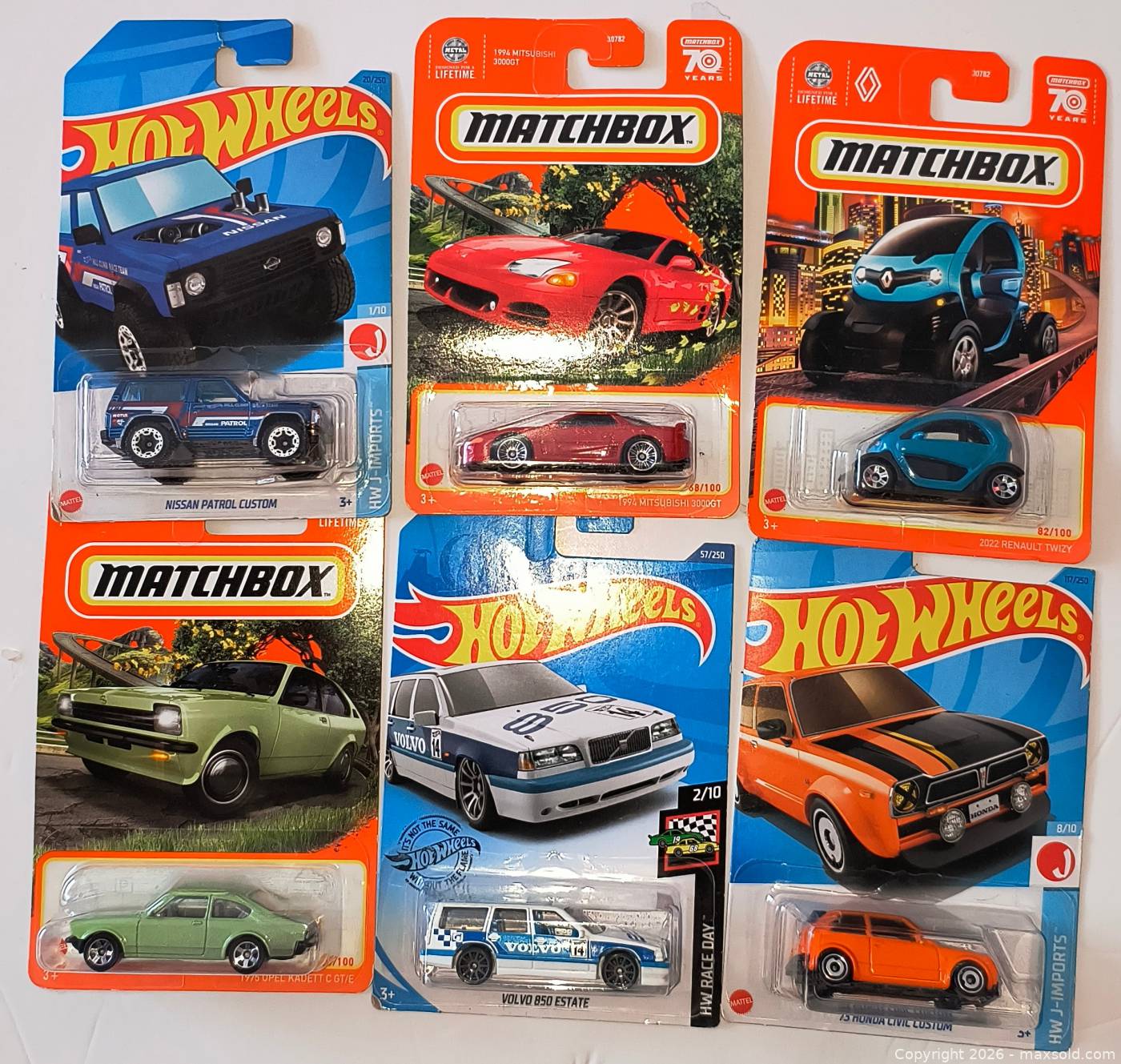 Six sealed Hot Wheels and Matchbox cars | Maxsold