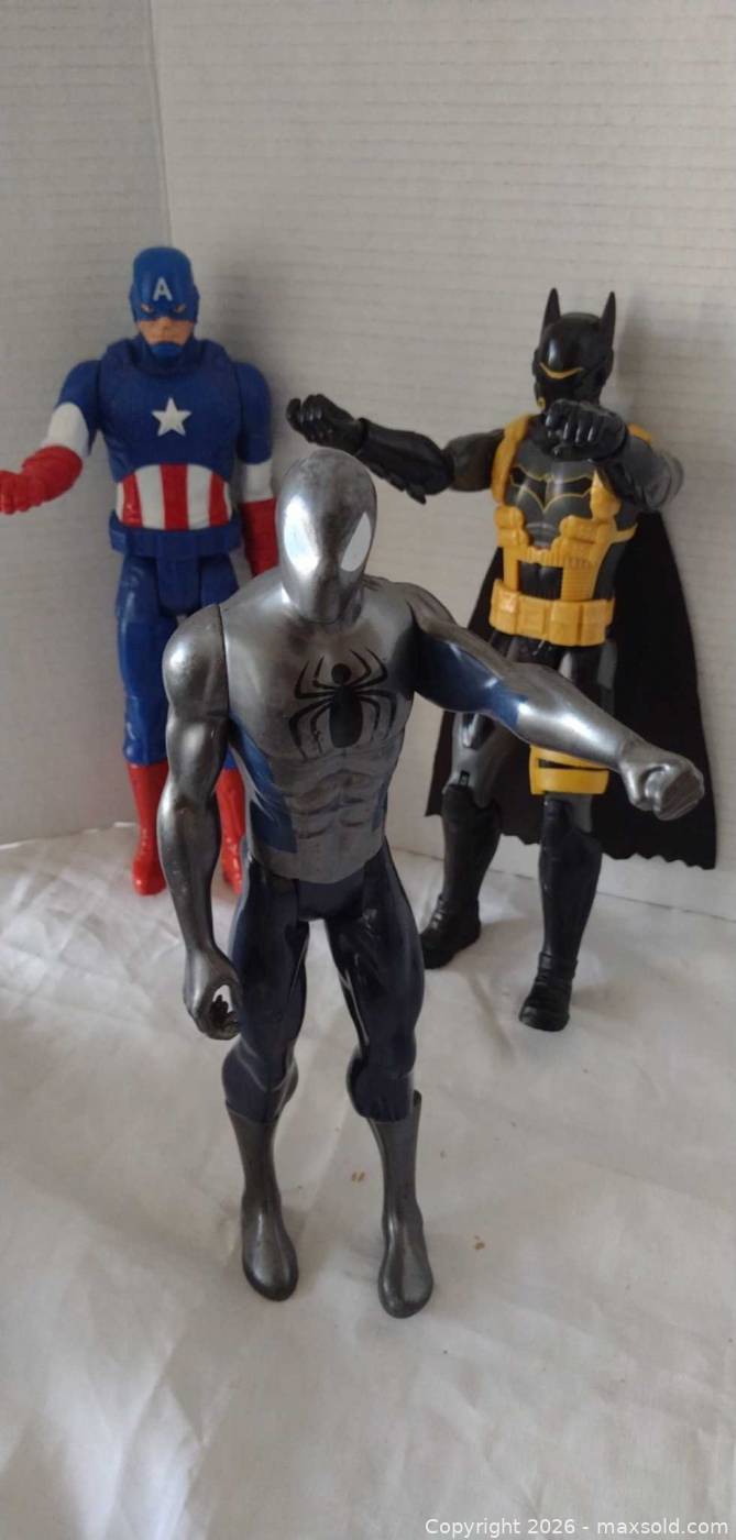 Three 12-inch Action Figures | Maxsold