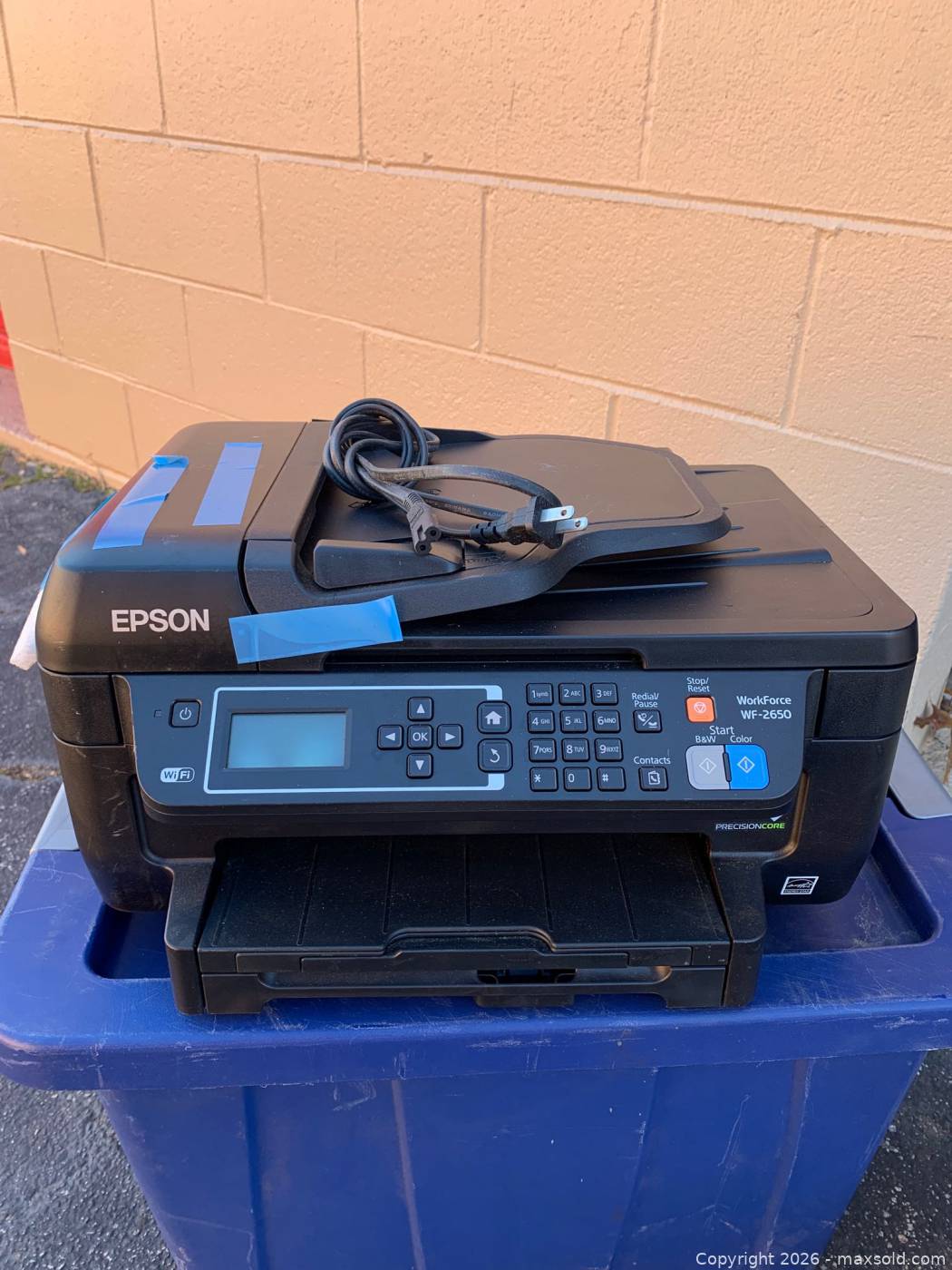 Epson WorkForce WF-2650 printer | Maxsold