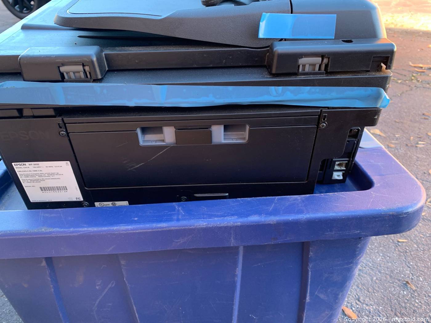 Epson WorkForce WF-2650 printer | Maxsold