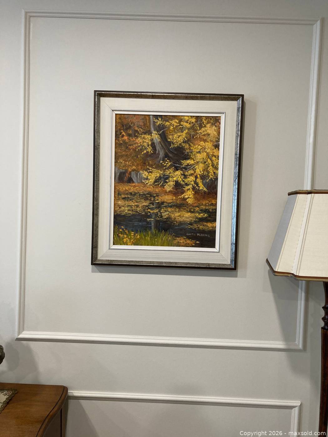 Original Garth Perkins Oil Painting “Floating Colours” | Maxsold