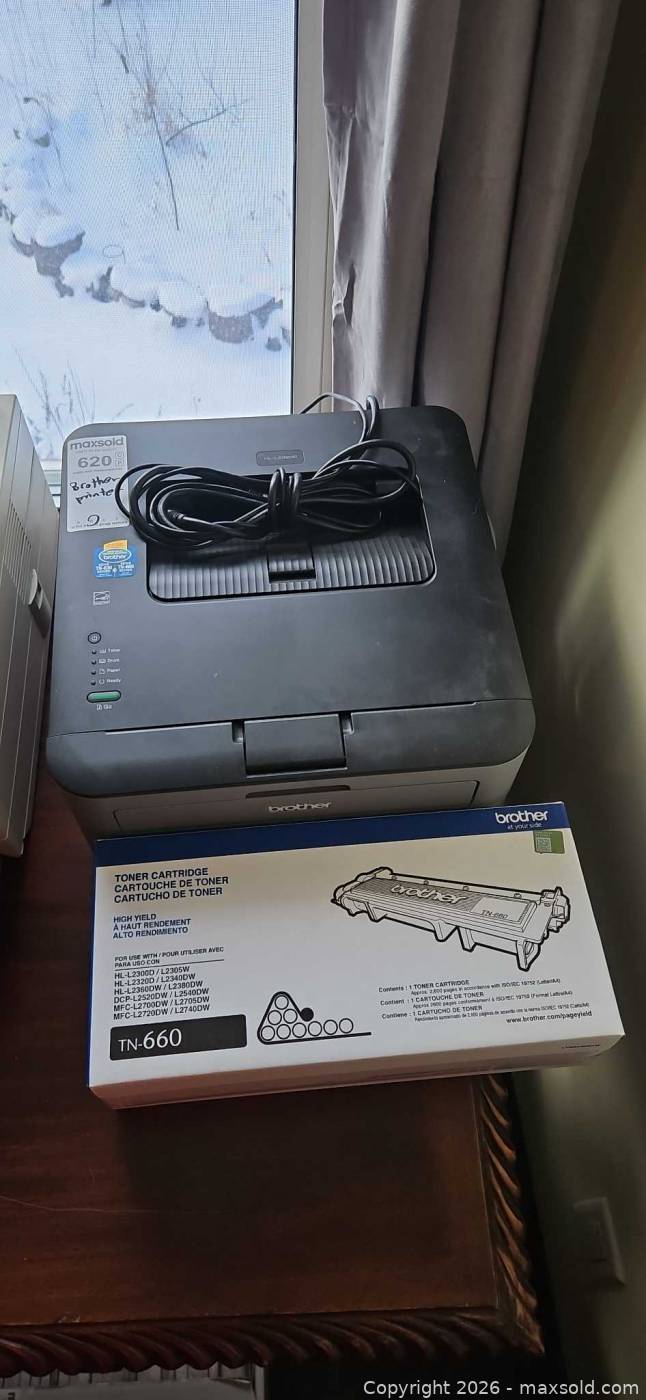 Brother HL-L2320 laser printer with TN-660 | Maxsold
