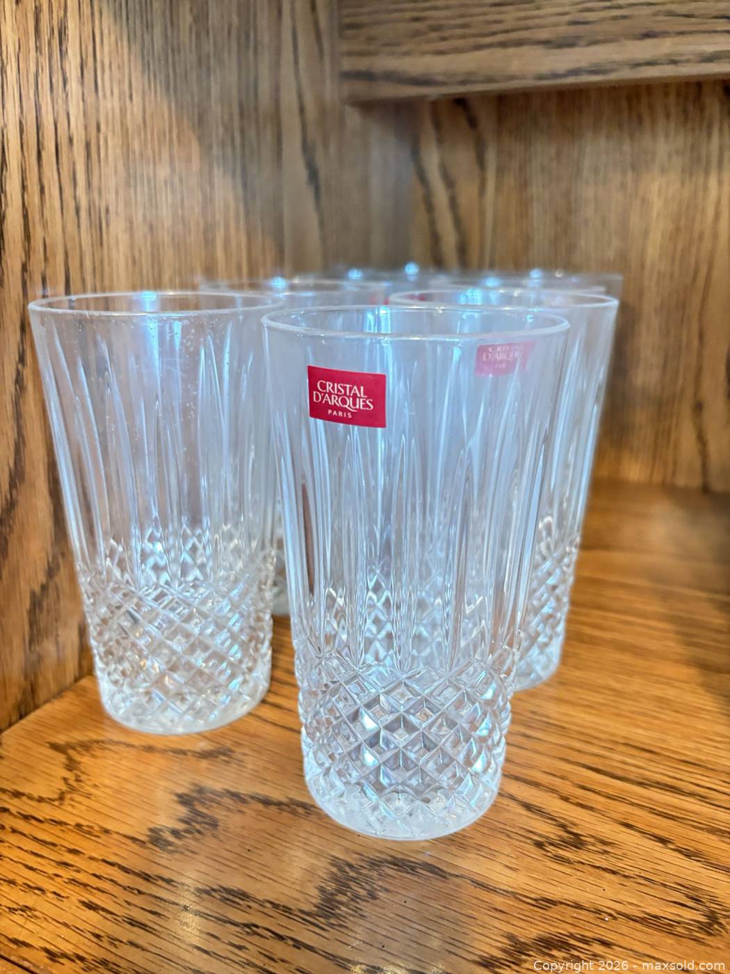 Cut crystal glassware, 25 pieces | Maxsold