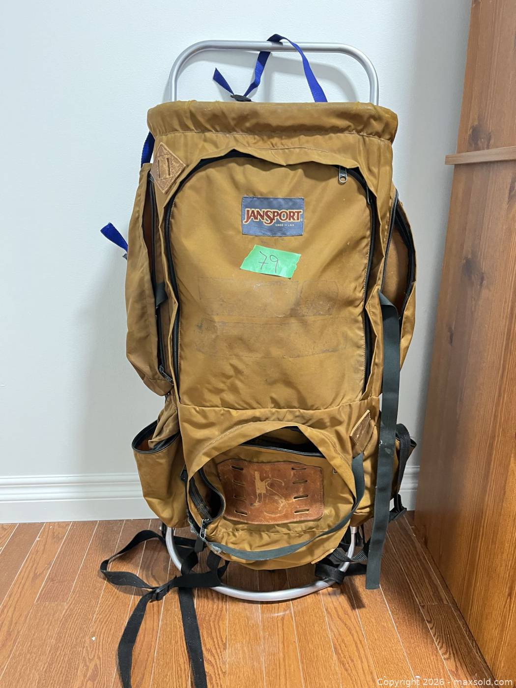Vintage Jansport external frame hiking backpack | Maxsold