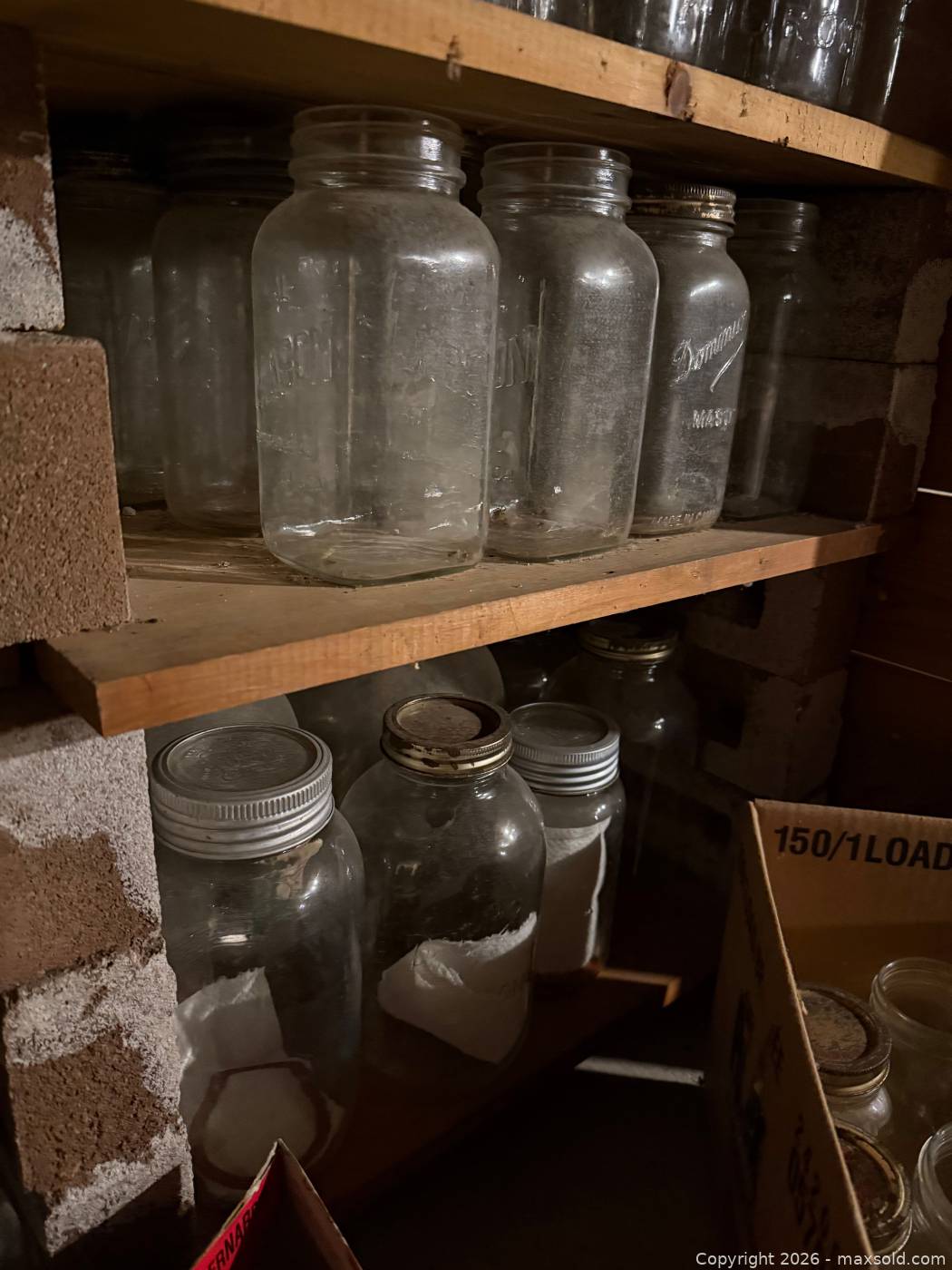 Vintage Mason And Crown Canning Jars With Lids | Maxsold