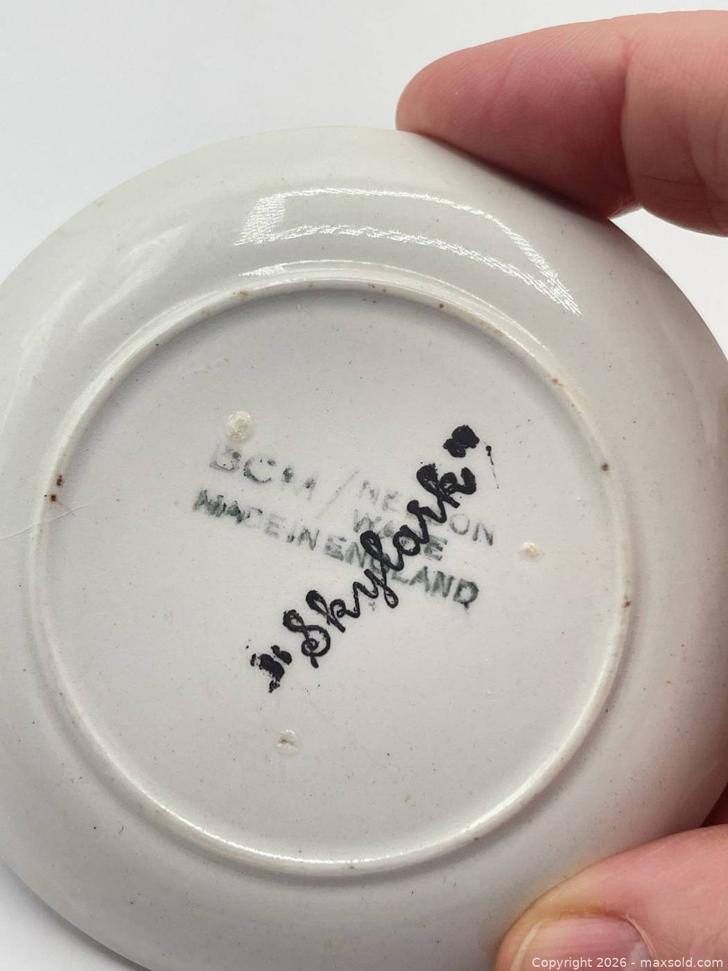 Nelson Ware Skylark chintz jam pot set | Maxsold