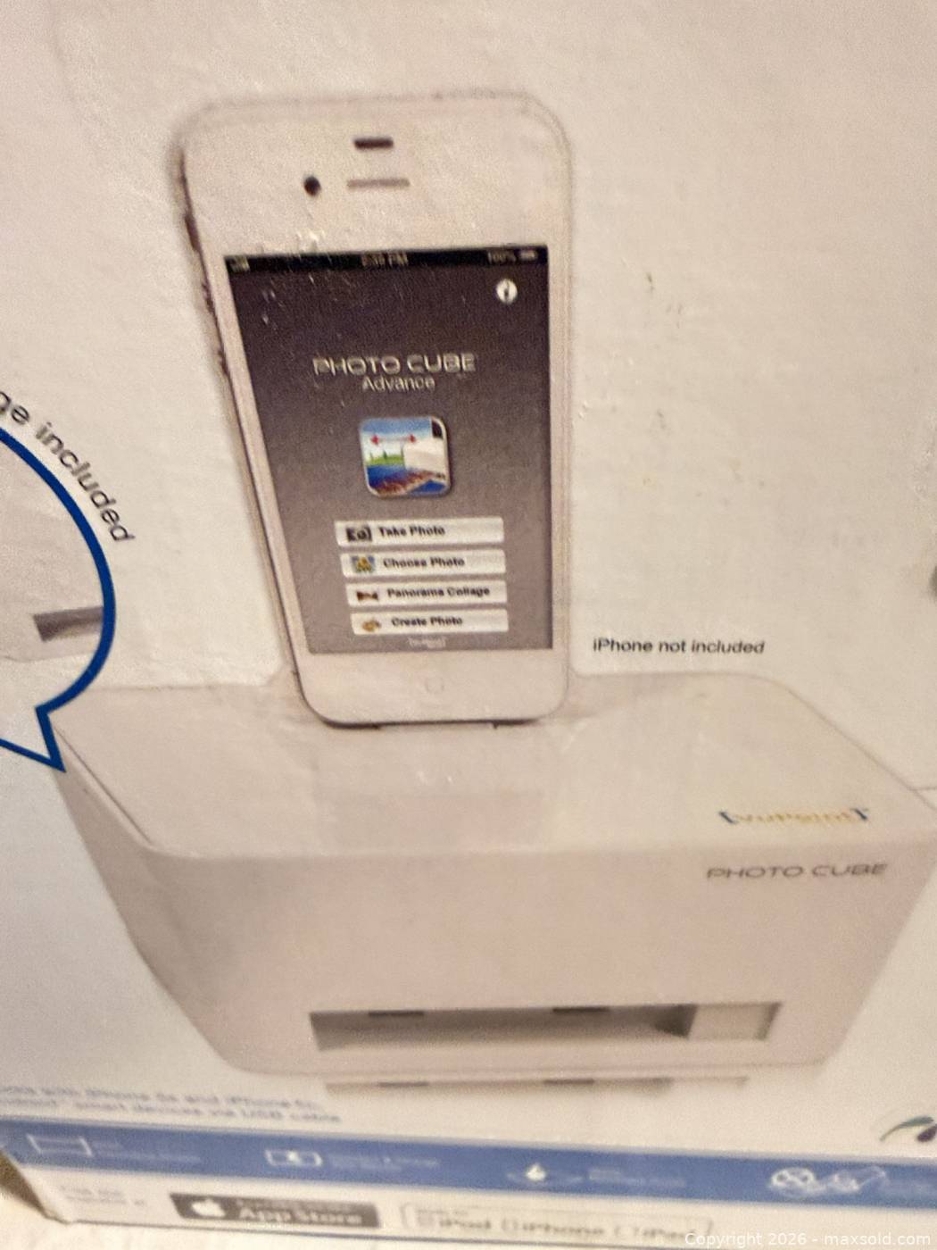 VuPoint Solutions Photo Cube compact photo printer | Maxsold