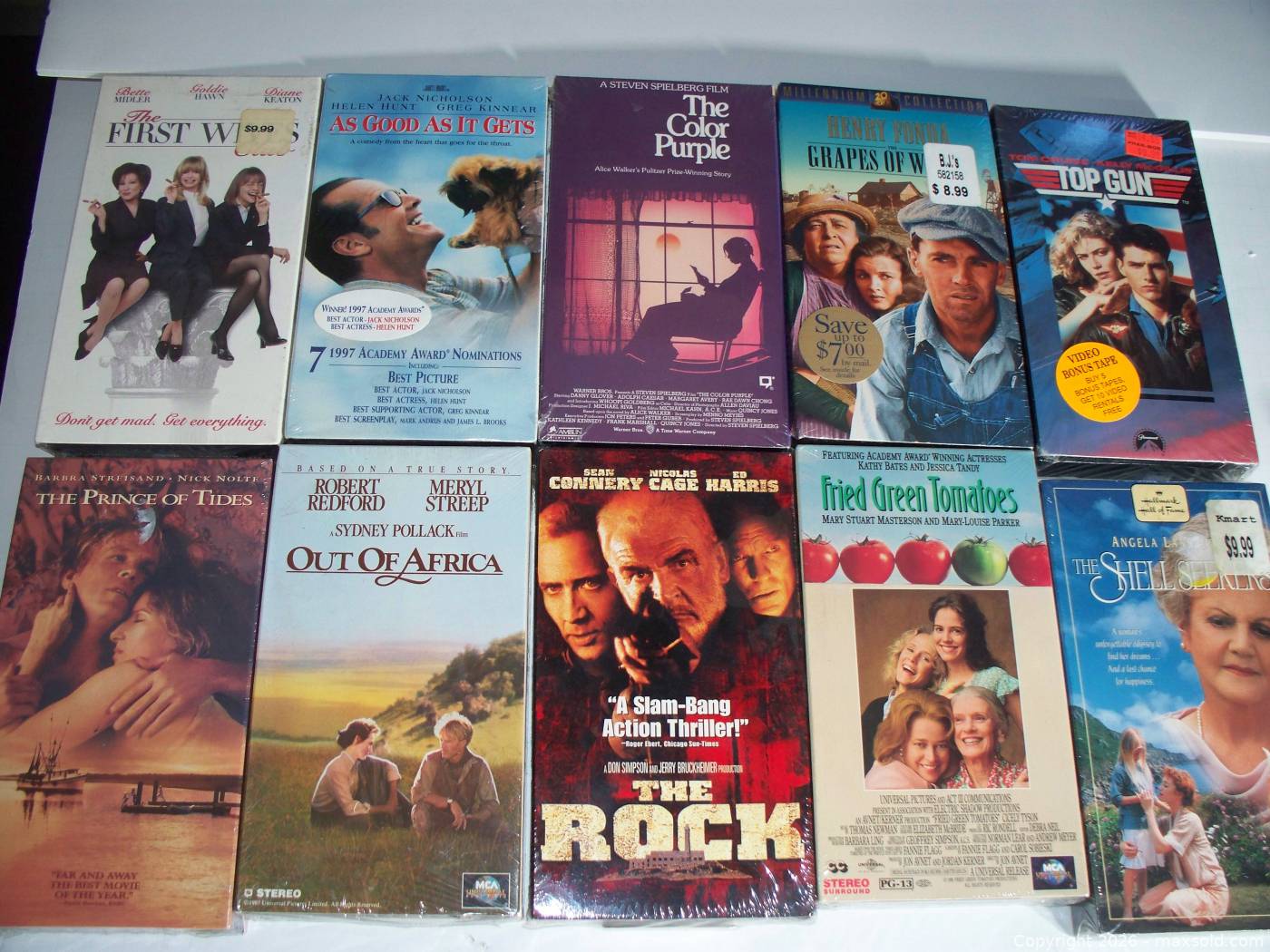 Factory sealed VHS movie lot | Maxsold