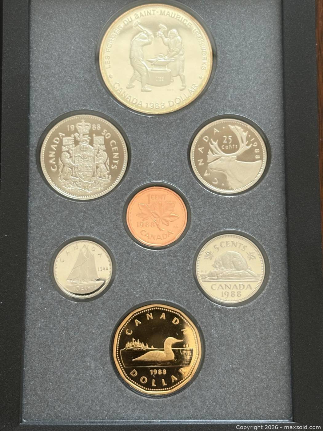 1988 Canada Proof Double Dollar 7-Coin Set | Maxsold
