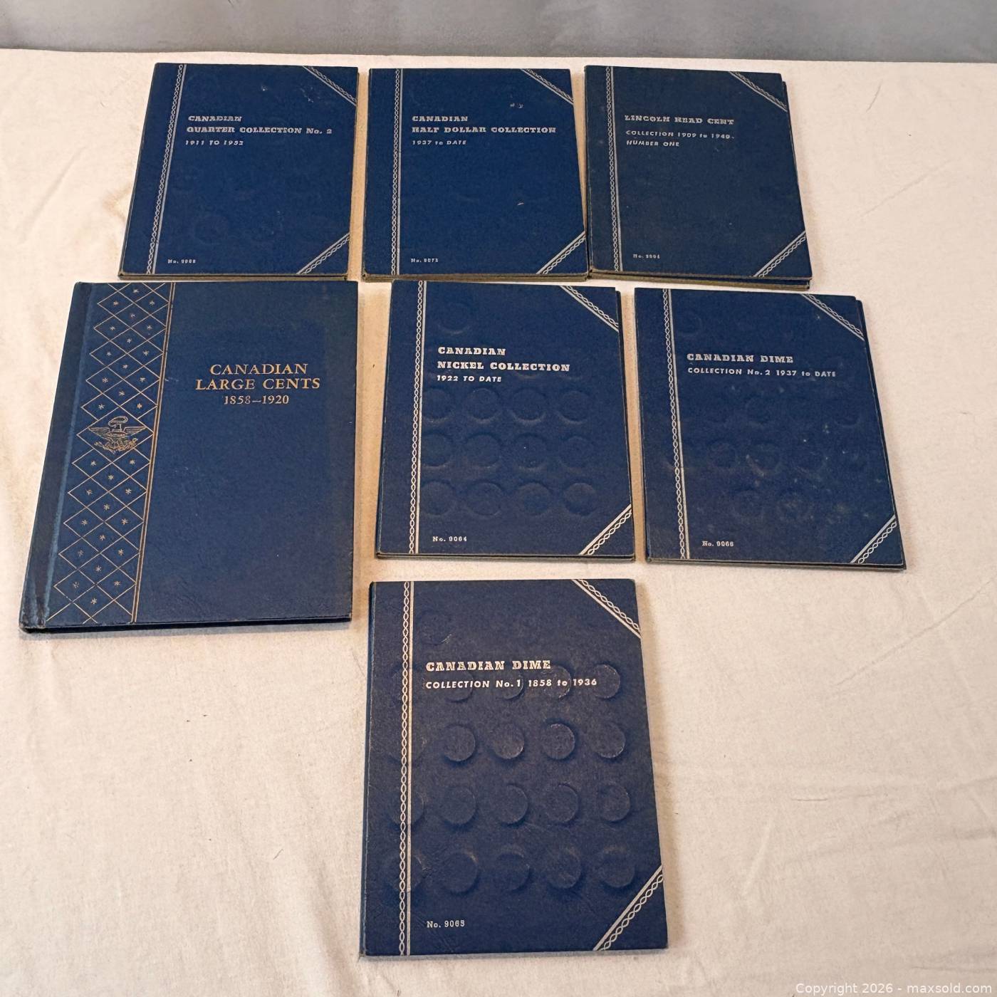 Whitman Canadian Coin Folders With Coins And $2 Note | Maxsold