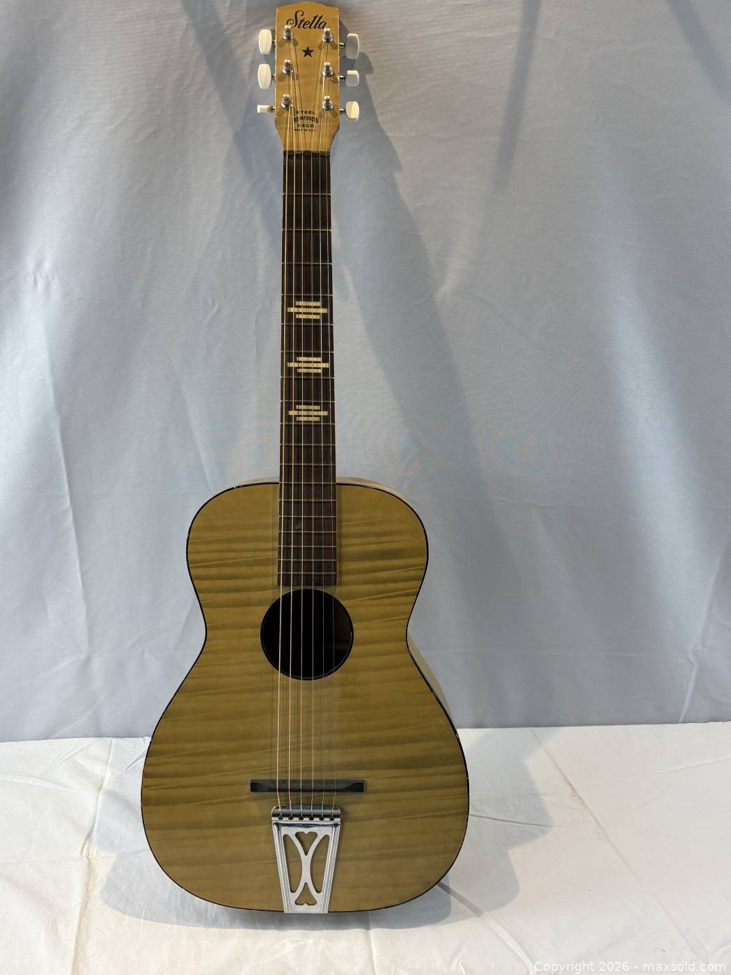 Stella parlor acoustic guitar, 36" | Maxsold