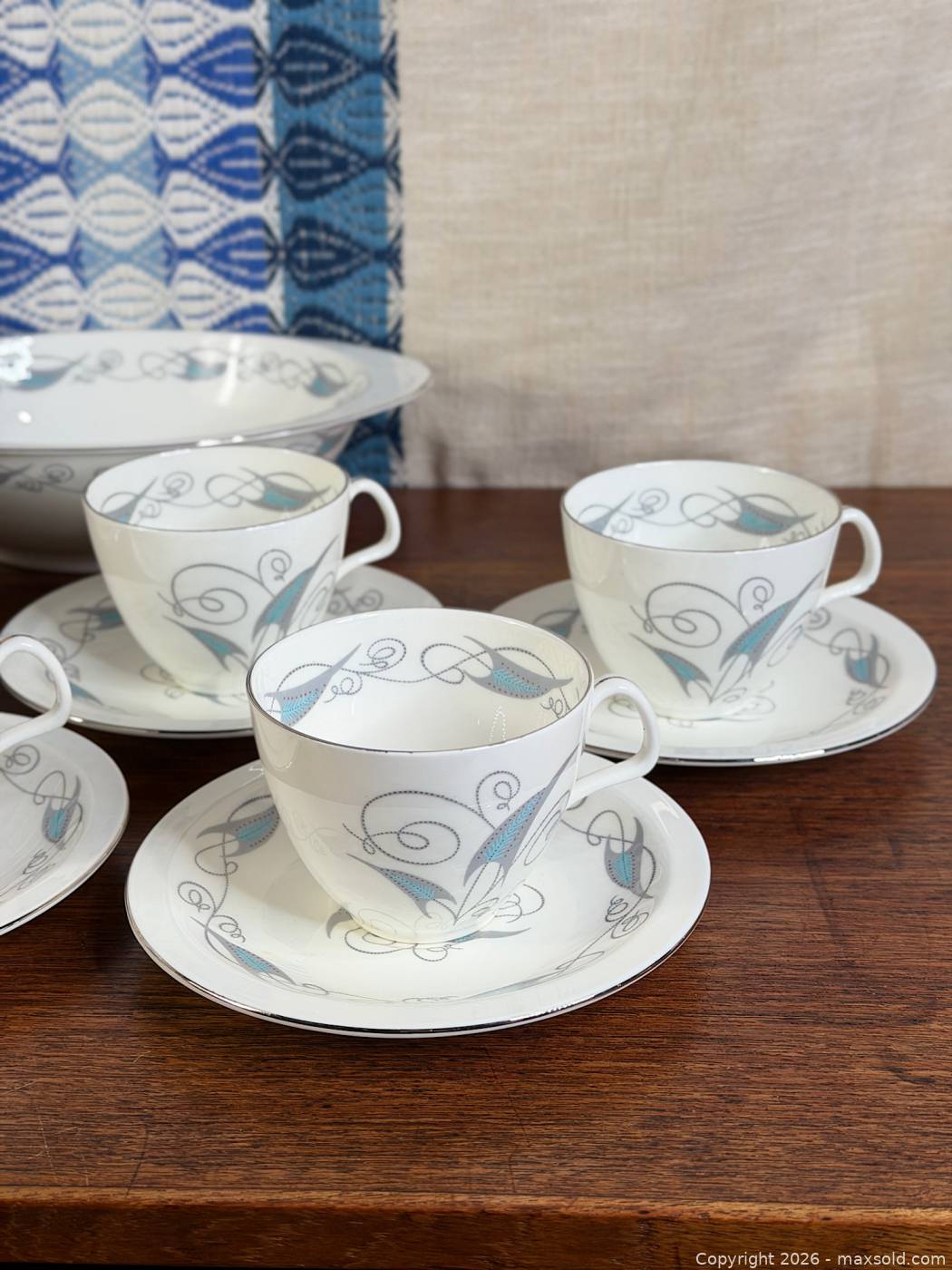 Foley bone china Celeste tableware | Maxsold