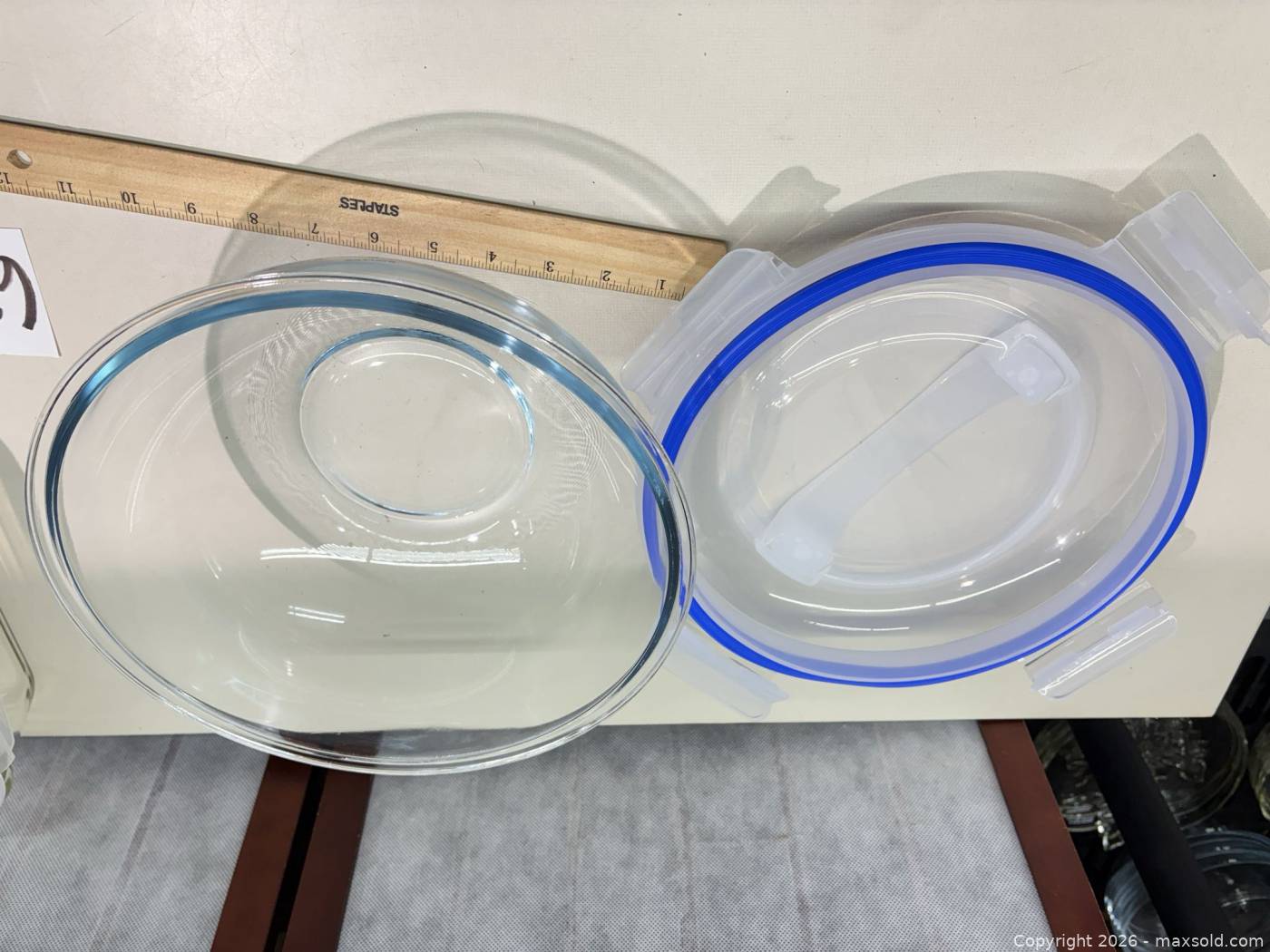 Lock & Lock tempered glass food storage containers with lids, 2 pieces ...
