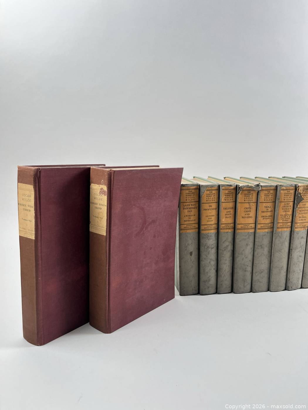 Oscar Wilde 12-Volume Complete Works set plus Salomé and De Profundis ...