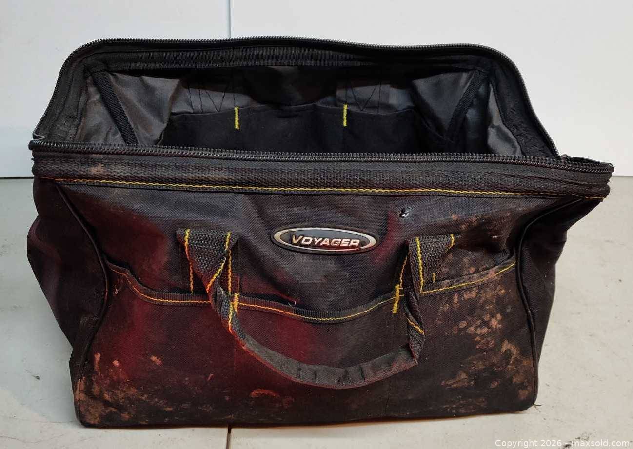 Voyager tool bag with assorted hand tools | Maxsold