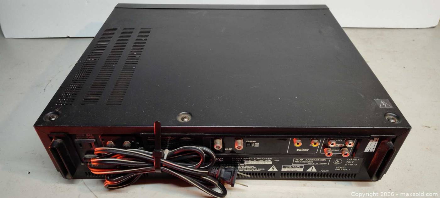 NEC N945U Stereo VHS VCR | Maxsold