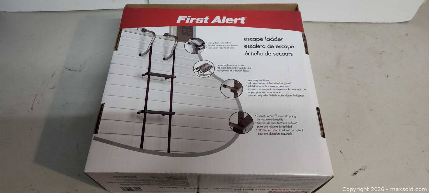 First Alert 2-Storey 14 ft Fire Escape Ladder | Maxsold