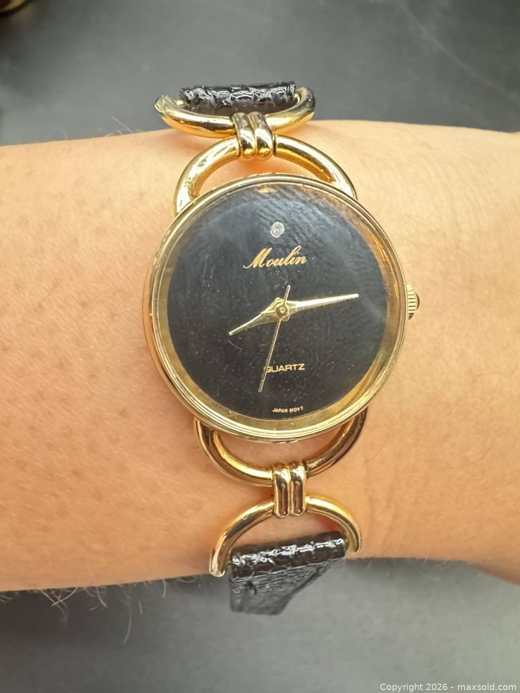 Vintage Moulin ladies quartz wristwatch | Maxsold