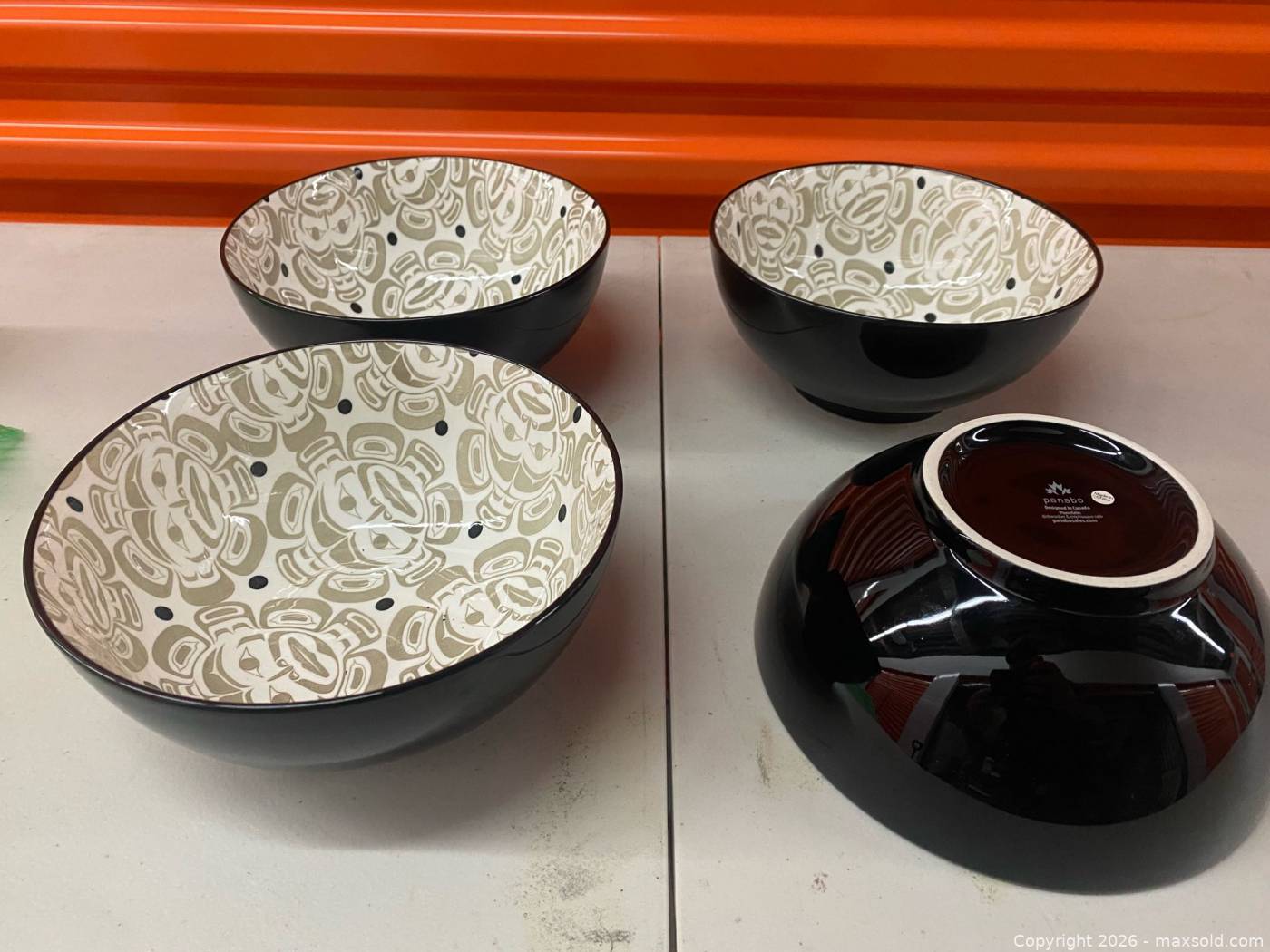 Set of 4 Panabo Bill Helin Hummingbird Porcelain Bowls | Maxsold