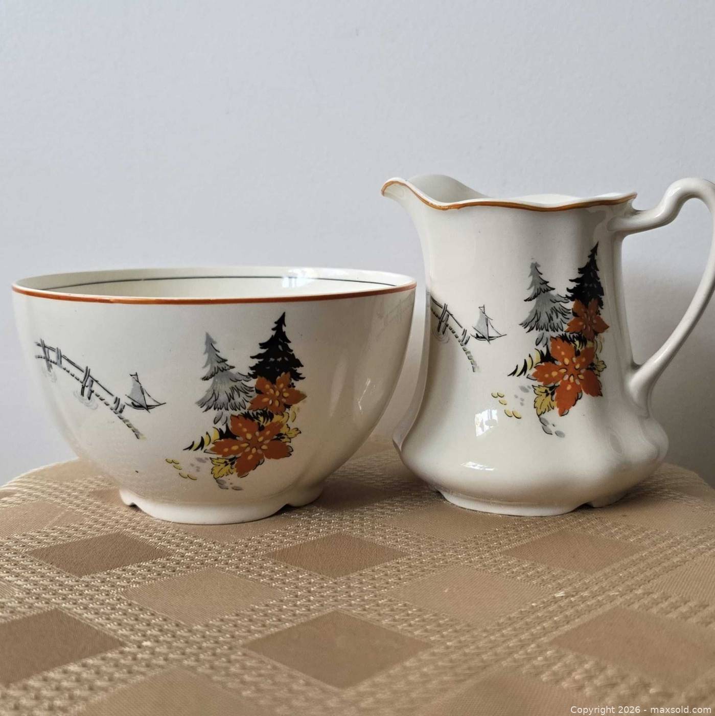 Johnson Bros. Pareek Creamer & Sugar Bowl | Maxsold