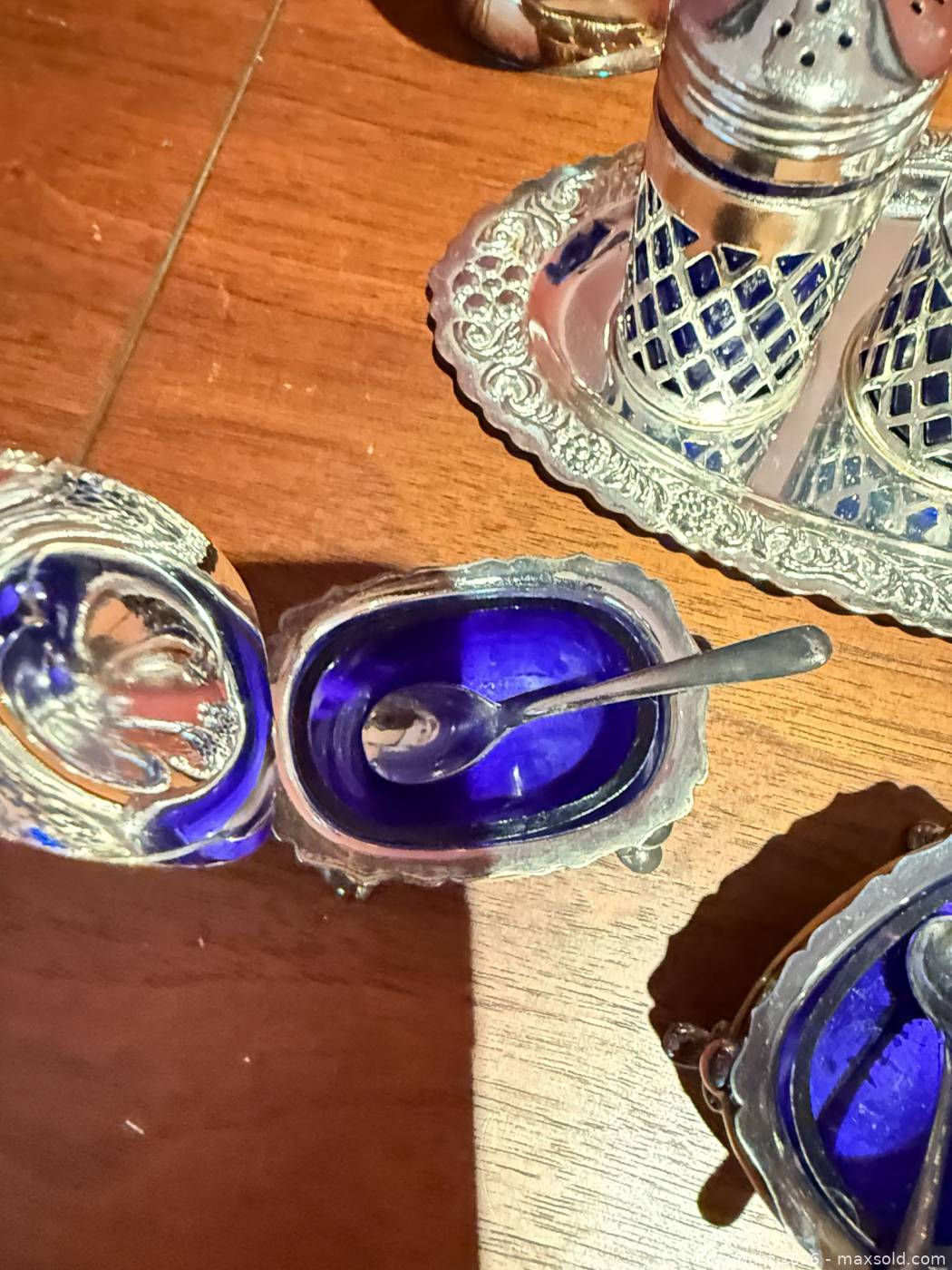 Vintage silver-plated condiment & tableware lot | Maxsold