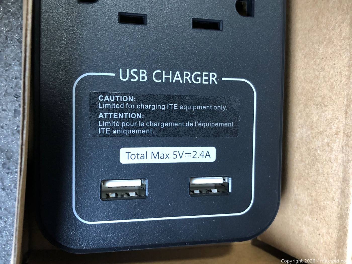 8-Outlet Power Bar with USB Charger | Maxsold