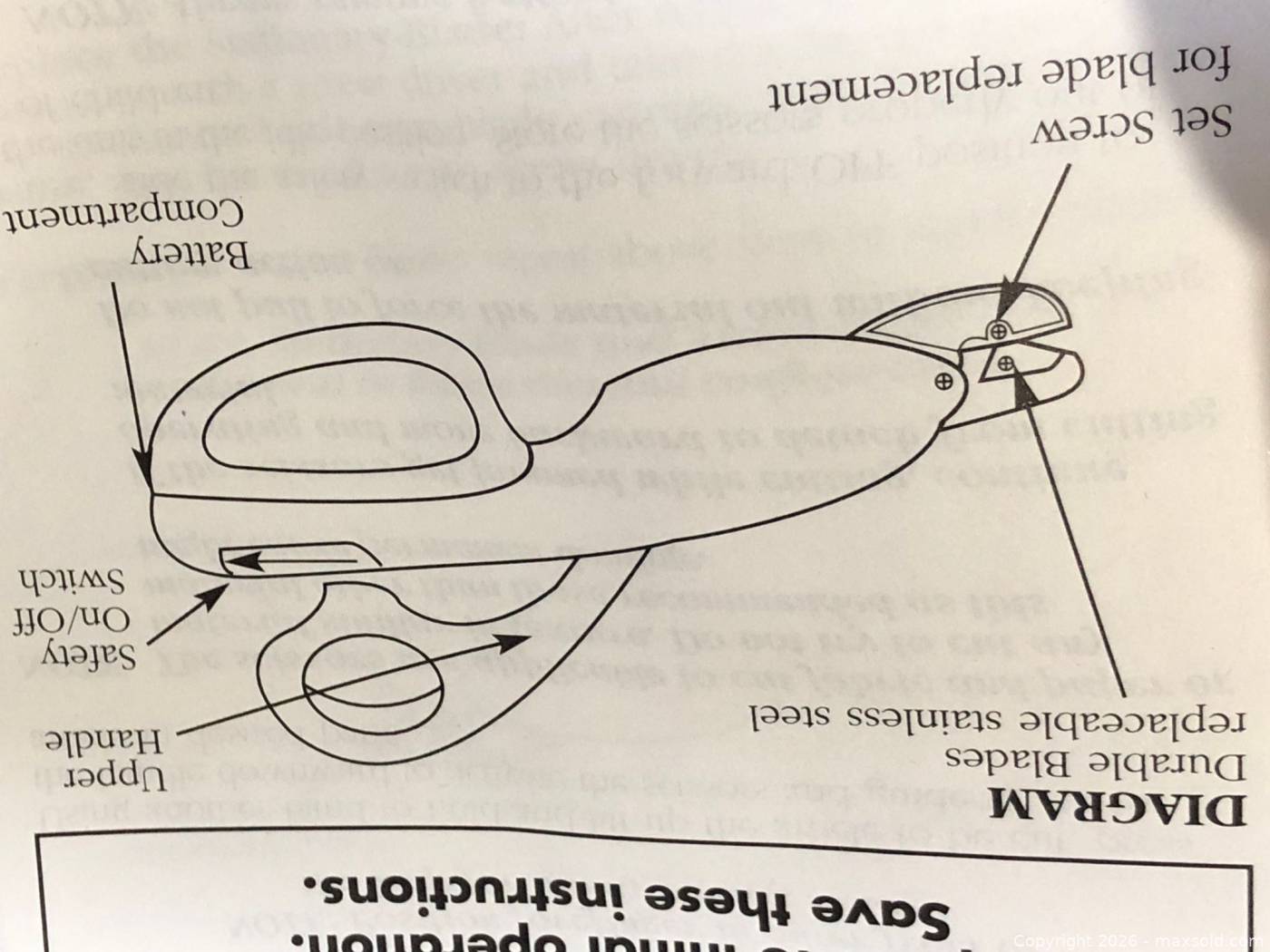 Singer electric scissors set of 2 | Maxsold