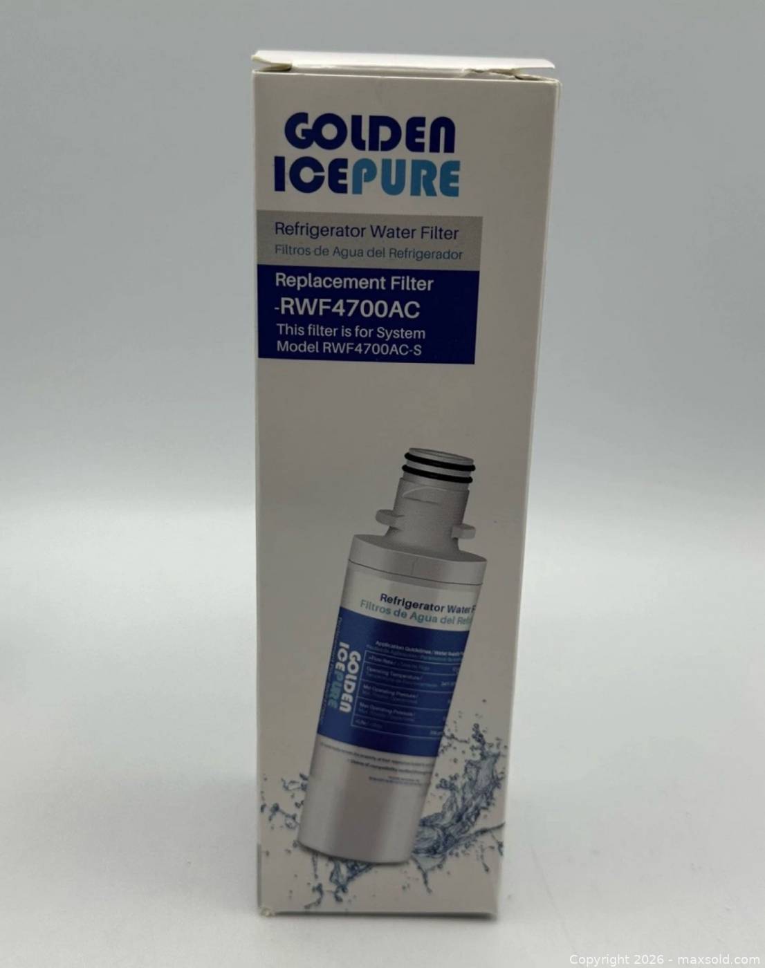 Golden Icepure RWF4700AC Refrigerator Water Filters, 3 Pack With GP ...