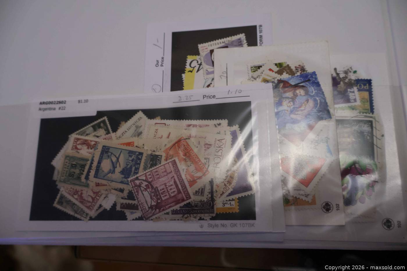 Poland stamp album 1860-1980 with stock cards | Maxsold