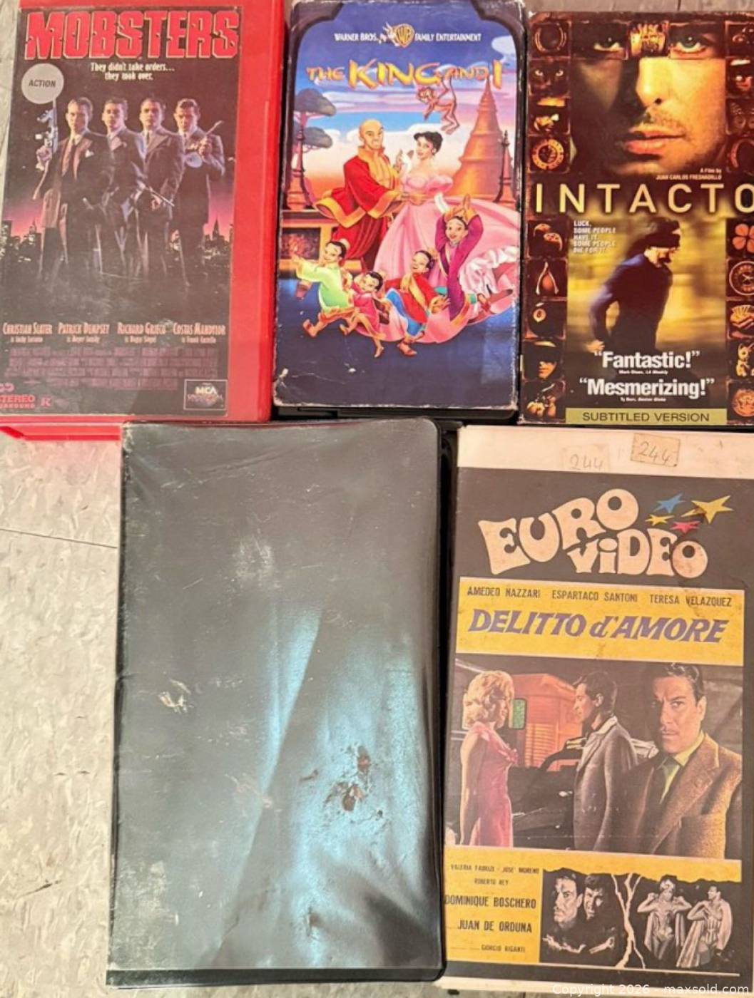 7 assorted VHS tapes | Maxsold