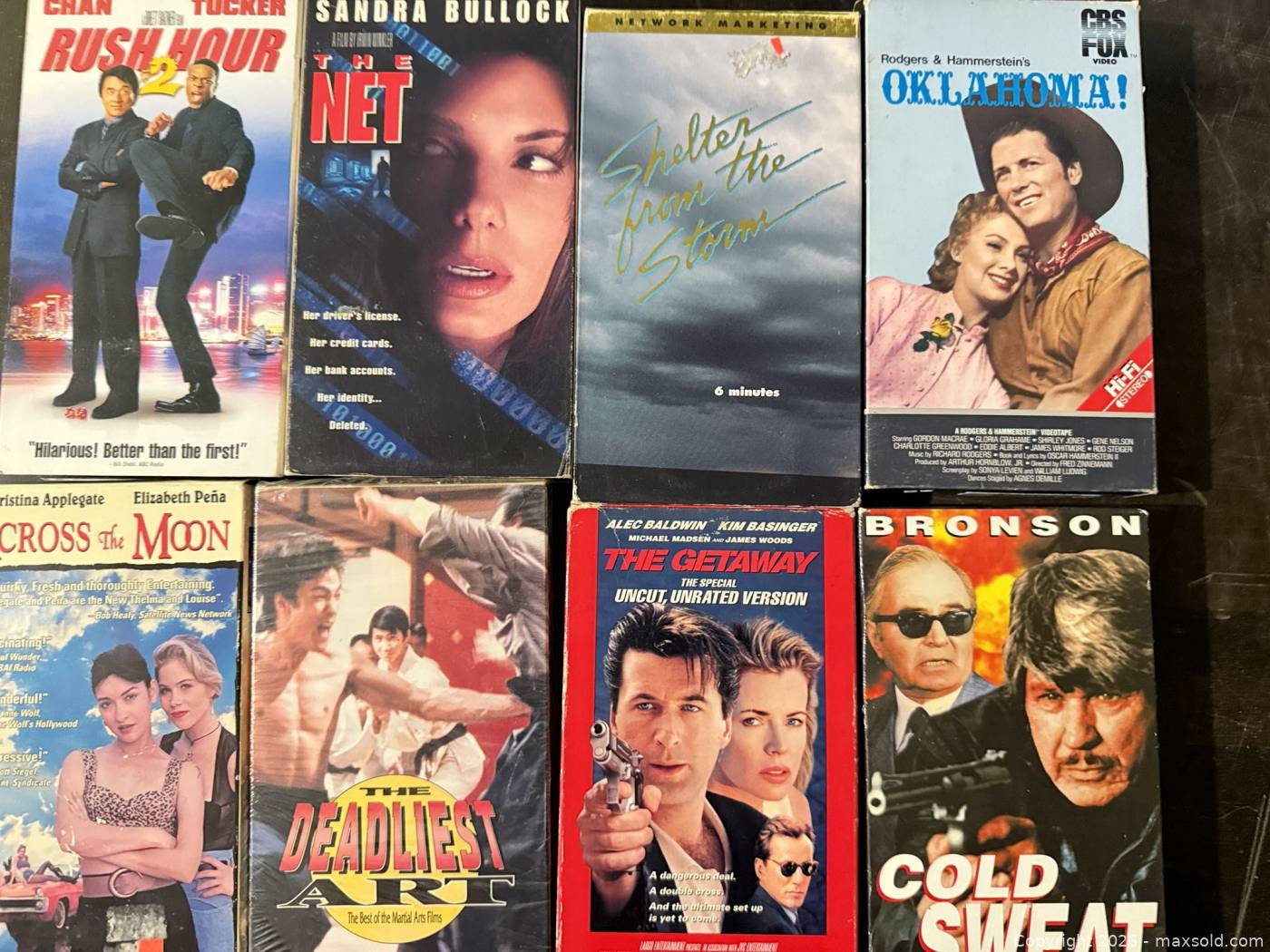 8 Assorted VHS Tapes | Maxsold