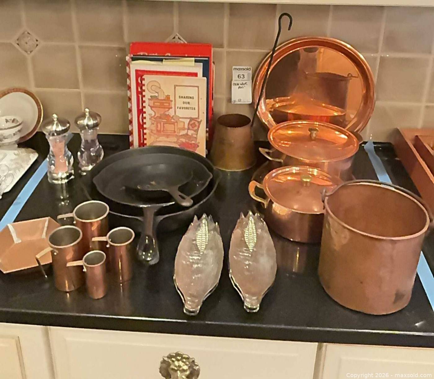 Mixed Copper And Cast Iron Kitchenware Lot | Maxsold
