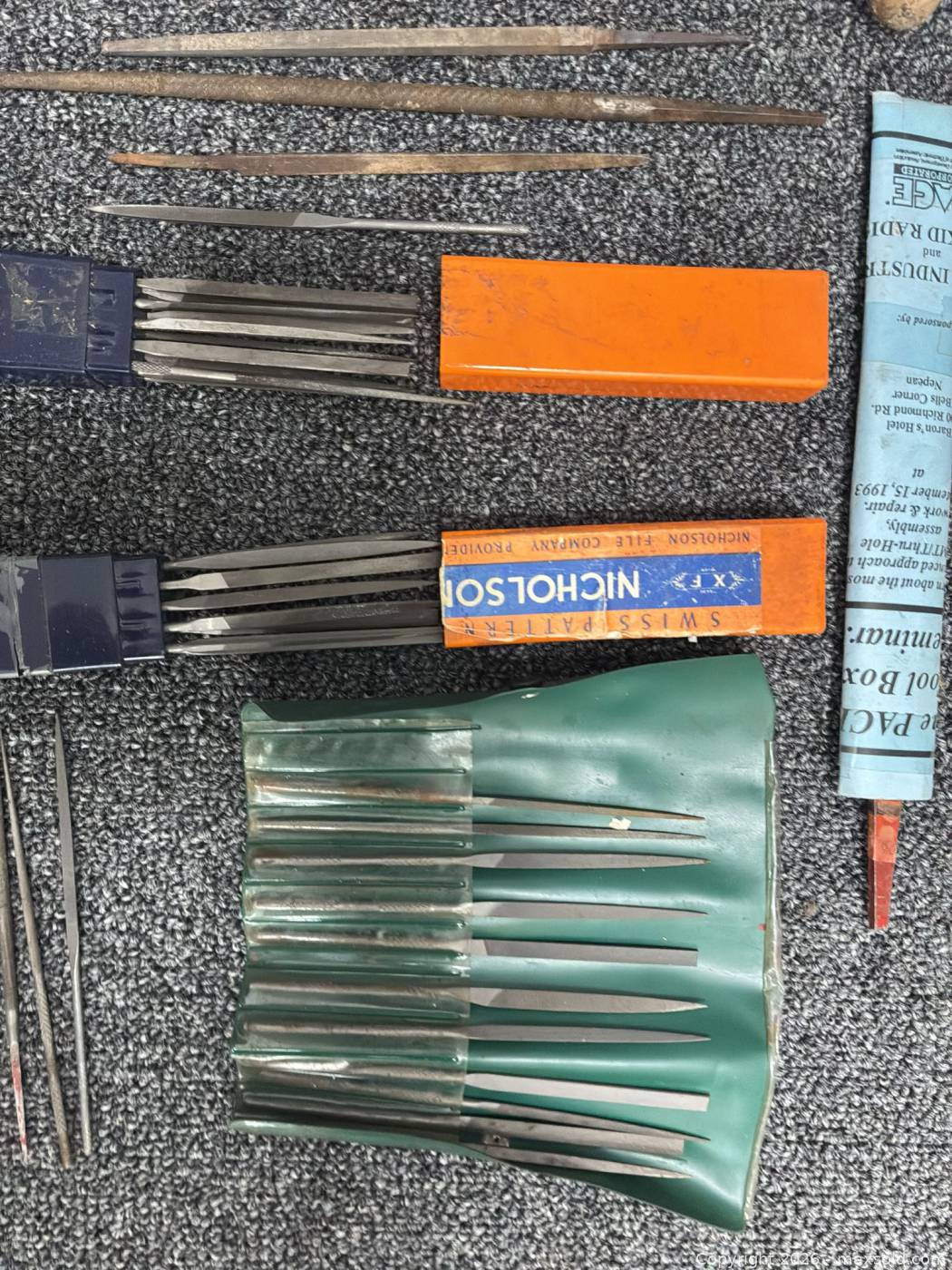 Assorted Nicholson needle and lathe files, 30-plus | Maxsold